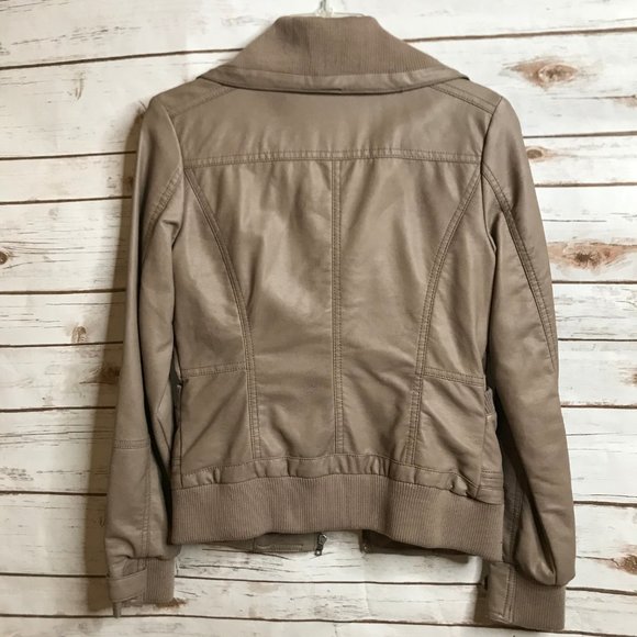 Xhilaration | Jackets & Coats | Xhilaration Brown Faux Leather Jacket ...